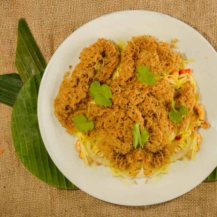Thai Crispy Fish w/ Green Mango Salad – Basil Thai Restaurant